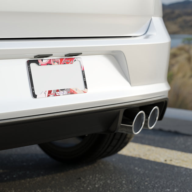 Zero Two 02 License Plate Frame V2 – HookedOnHype