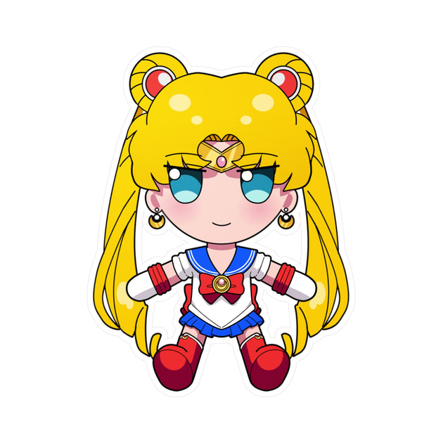 Sailor Moon Usagi Fumo Full Body Kiss-Cut Vinyl Decal – HookedOnHype