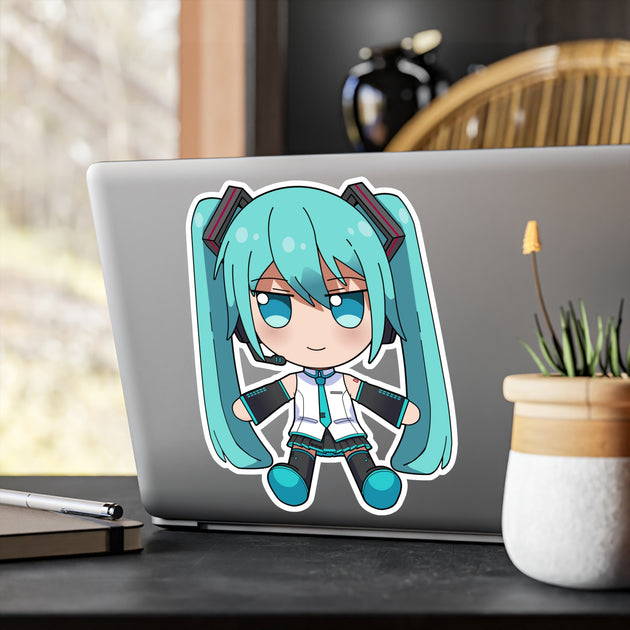 Hatsune Miku Chibi Fumo Full Body Kiss-Cut Vinyl Decal – HookedOnHype