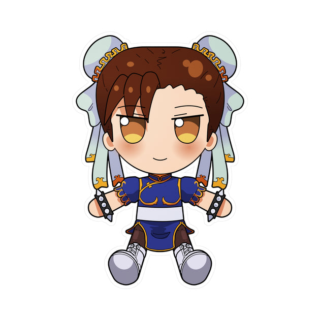 Chun Li Chibi Fumo Full Body Kiss-Cut Vinyl Decal – HookedOnHype