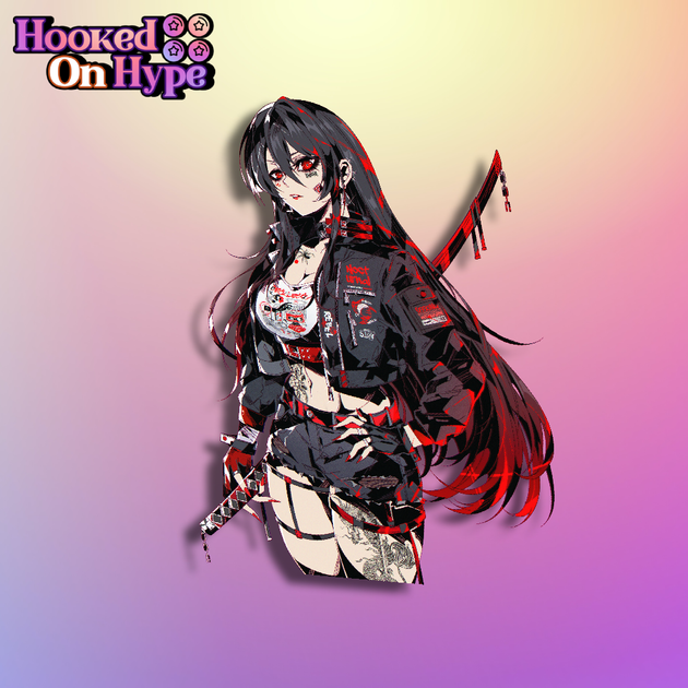 Akame SE D17 | Anime Sticker Decal – HookedOnHype