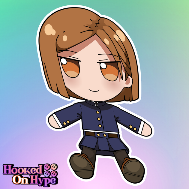Nobara Chibi Fumo Full Body Kiss-Cut Vinyl Decal – HookedOnHype