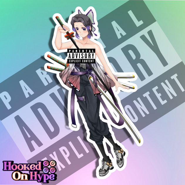 Shinobu SE V2 NSFW Full Body Kiss-Cut Vinyl Decal – HookedOnHype
