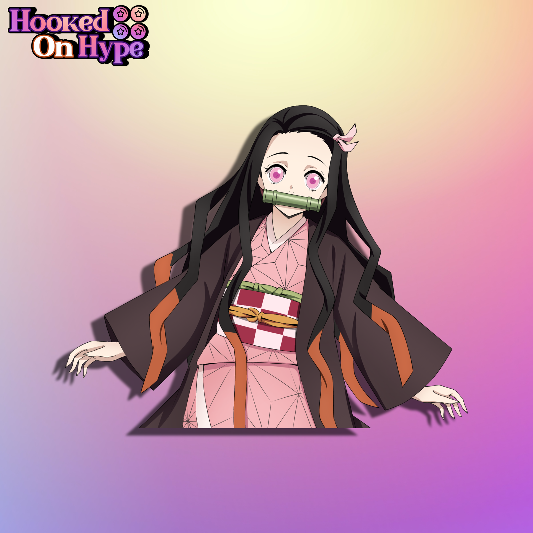 Nezuko | Anime Sticker Decal – HookedOnHype